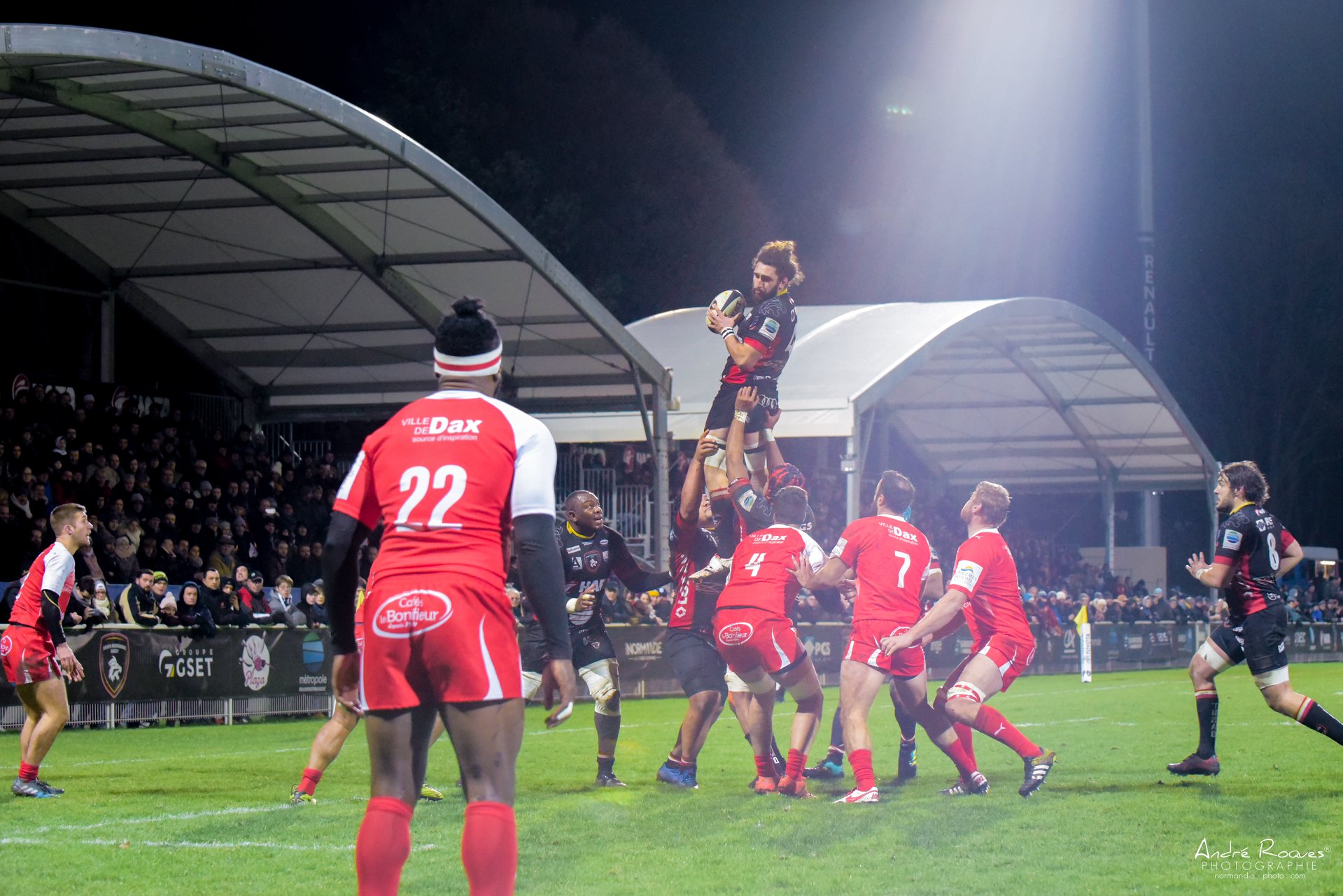 Résumé Rouen Normandie Rugby vs US Dax – Rouen Normandie Rugby